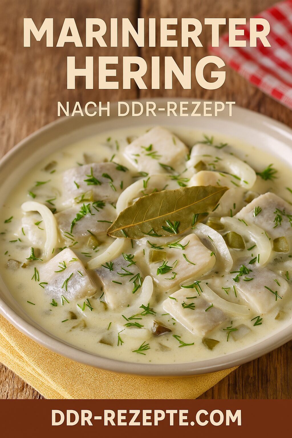 Marinierter Hering nach DDR-Rezept: Herzhaft und cremig mit saurer ...